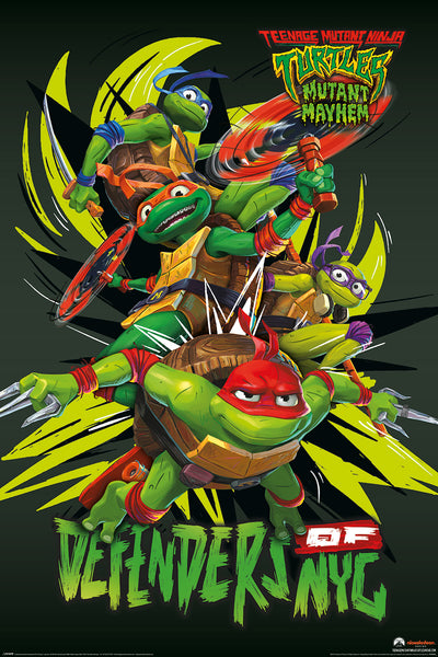 Teenage Mutant Ninja Turtles Mutant Mayhem Defenders Maxi Poster – Koolpixnz