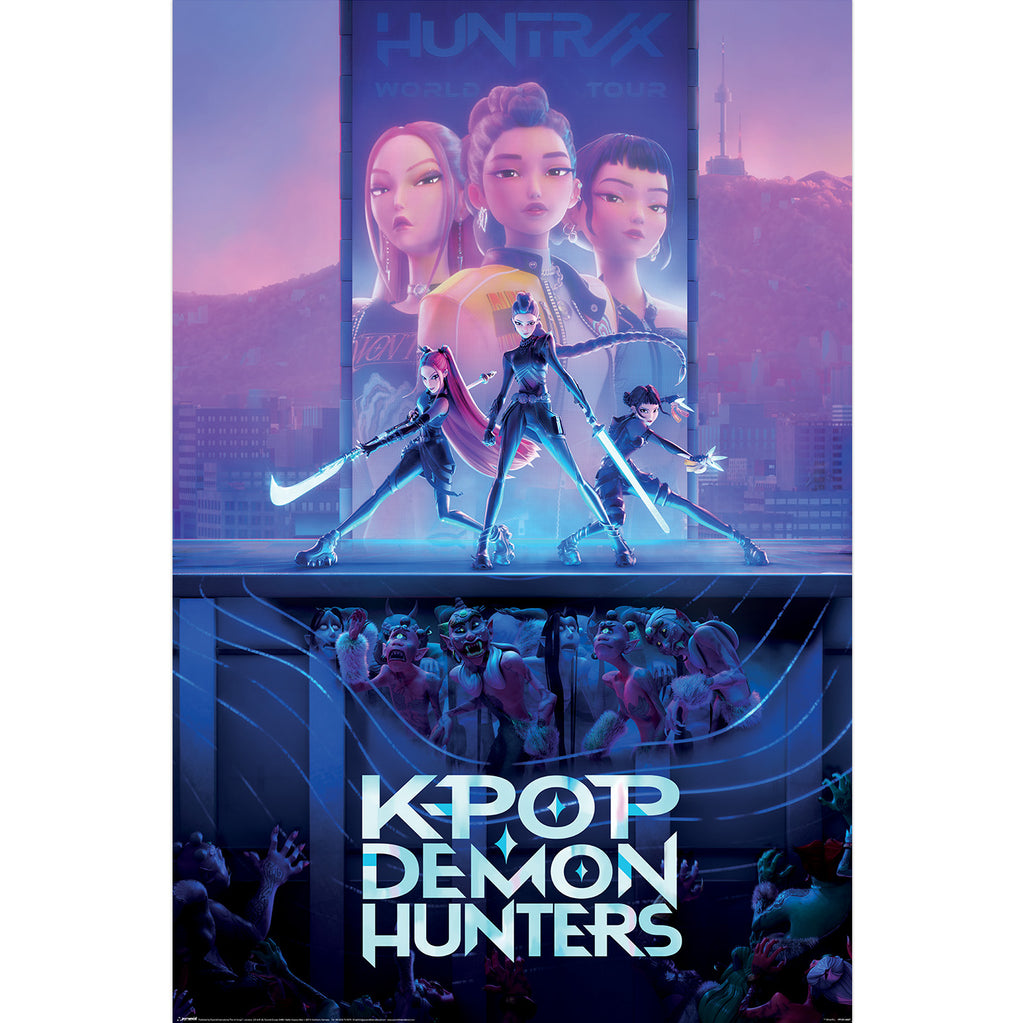 K-Pop Demon Hunters Key Art Maxi Poster – Koolpixnz