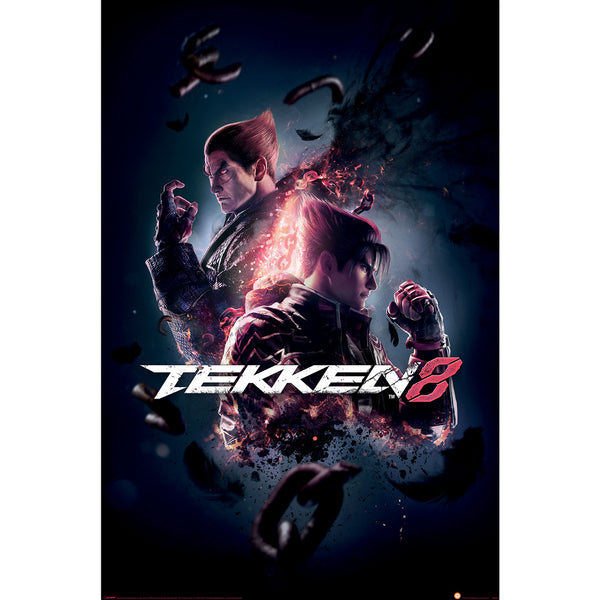 Tekken 8 Key Cover Art Large Gaming Maxi Poster – Koolpixnz