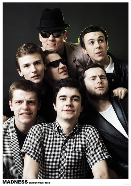 Madness Group Photo Camden Town London 1980 Maxi Poster – Koolpixnz