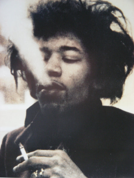 Jimi Hendrix Smoke Black And White Maxi Poster – Koolpixnz