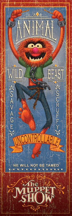 The Muppet Show Animal Wild Beast Slim Poster – Koolpixnz