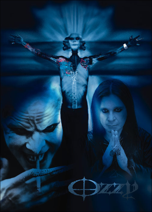 Ozzy Osbourne Evil Maxi Poster Blockmount – Koolpixnz