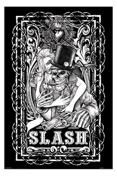 Slash Skeleton Maxi Poster – Koolpixnz