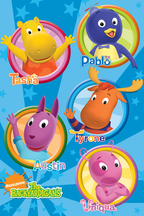 The Backyardigans Characters Maxi Poster – Koolpixnz