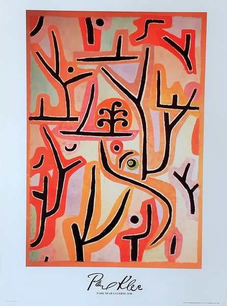 Paul Klee Park Near Lucerne 1938 60x80cm Art Print – Koolpixnz