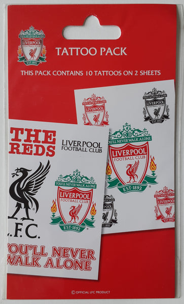 Liverpool FC Temporary Tattoo Pack – Koolpixnz